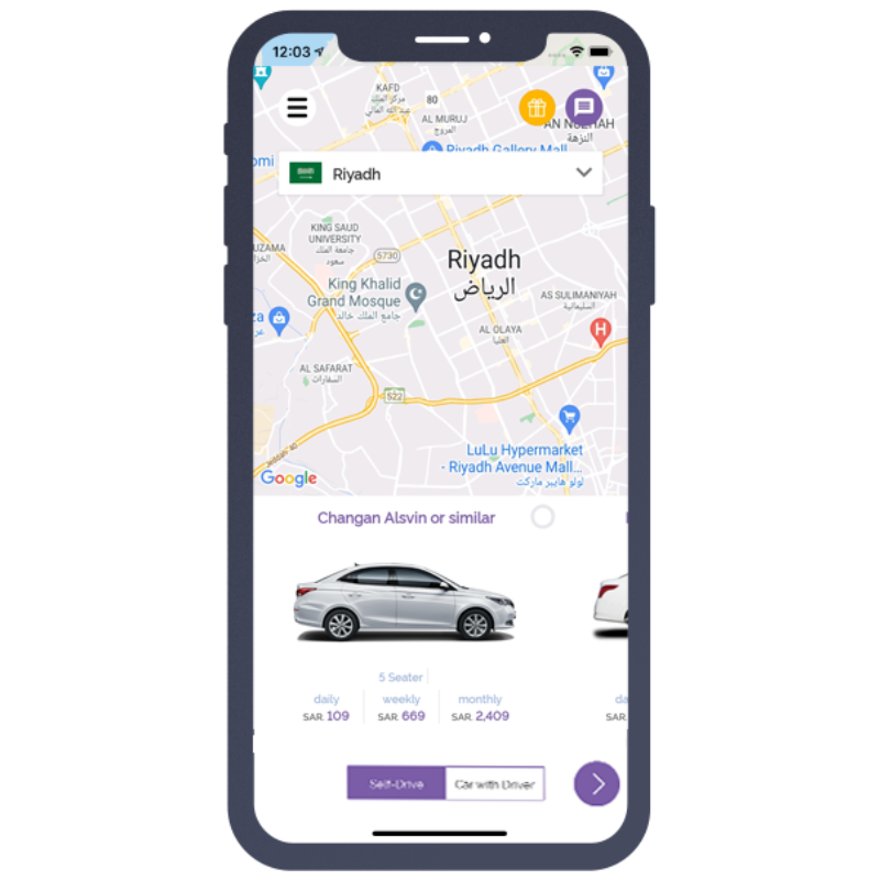 Monthly Car Rental in Riyadh | Hire Car Monthly Riyadh, KSA - eZhire